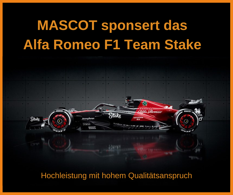 MASCOT Sponsor in der Formel 1 bei Alfa Romeo
